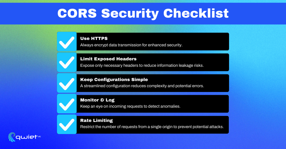 Handling CORS: Preventing Misconfigurations in Your Web App - Preventing the Unpreventable | Qwietᴬᴵ